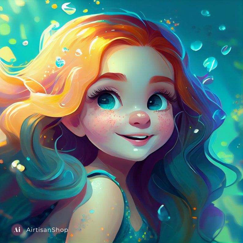 Midjourney Prompt Cartoon Character Portrait Illustration - Etsy