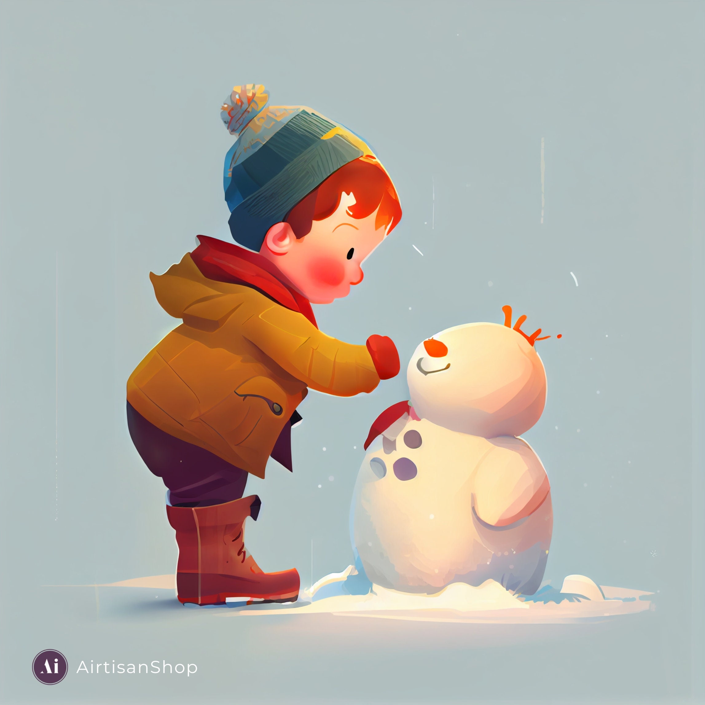 Midjourney Prompt Cartoon Character Design Personalized Art - Etsy