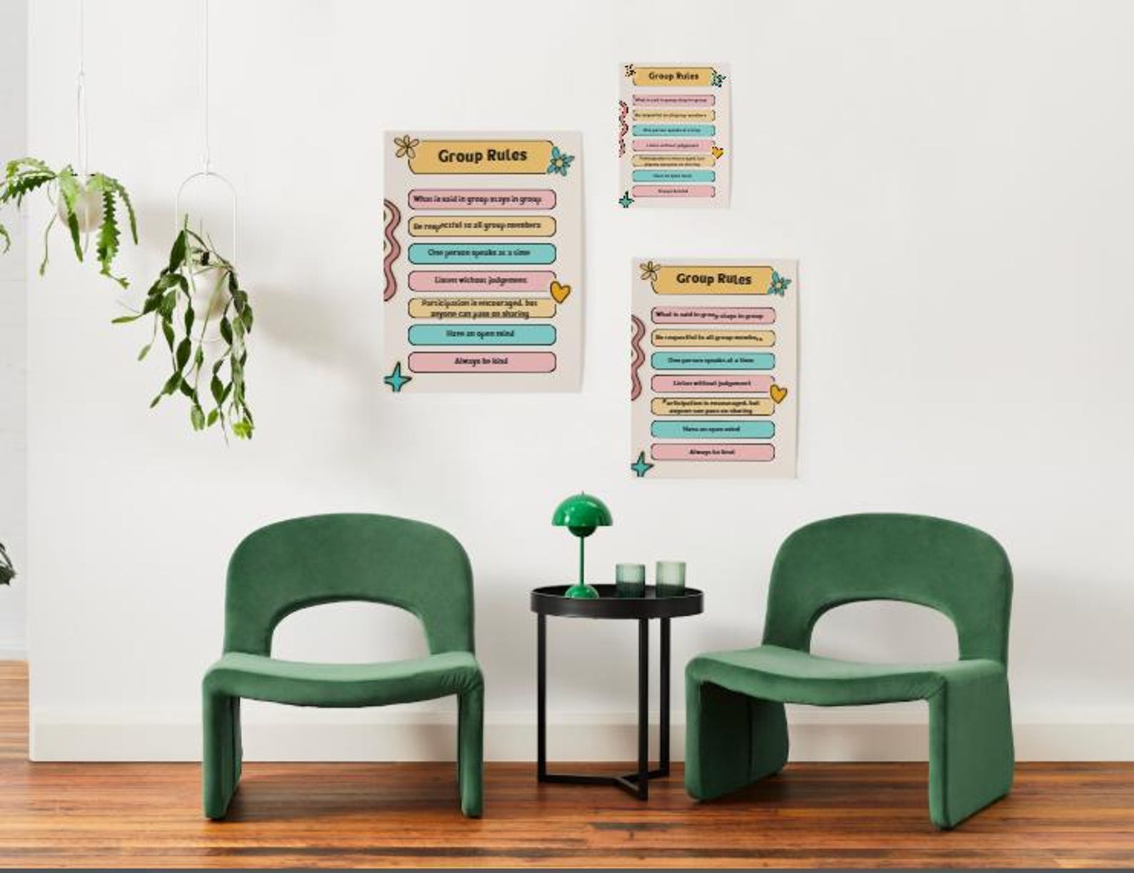 Group Therapy Rules Poster for Therapist Office - Etsy