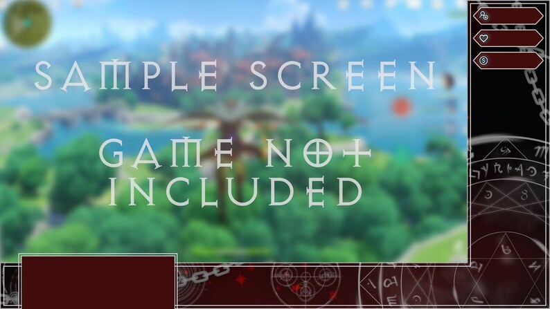 Red Magic - Animated - Stream Overlay Package | Diablo 4 Inspired, Fire ...