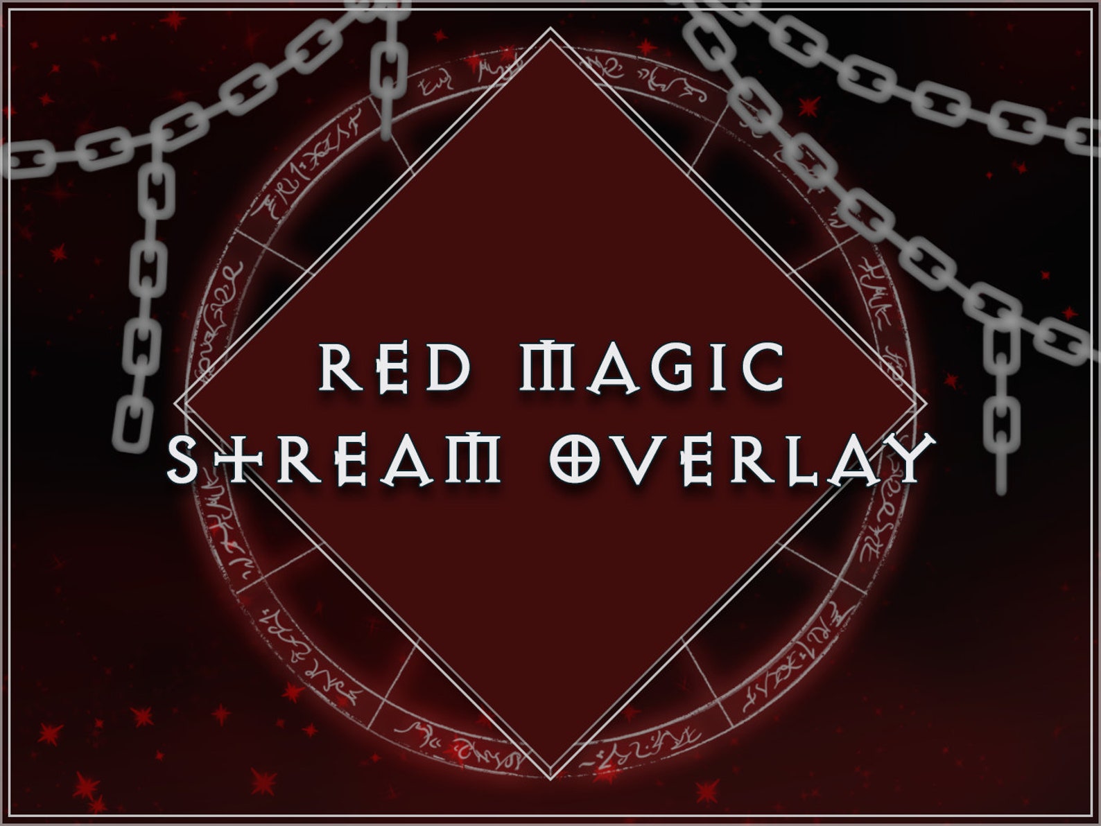 Red Magic - Animated - Stream Overlay Package | Diablo 4 Inspired, Fire ...