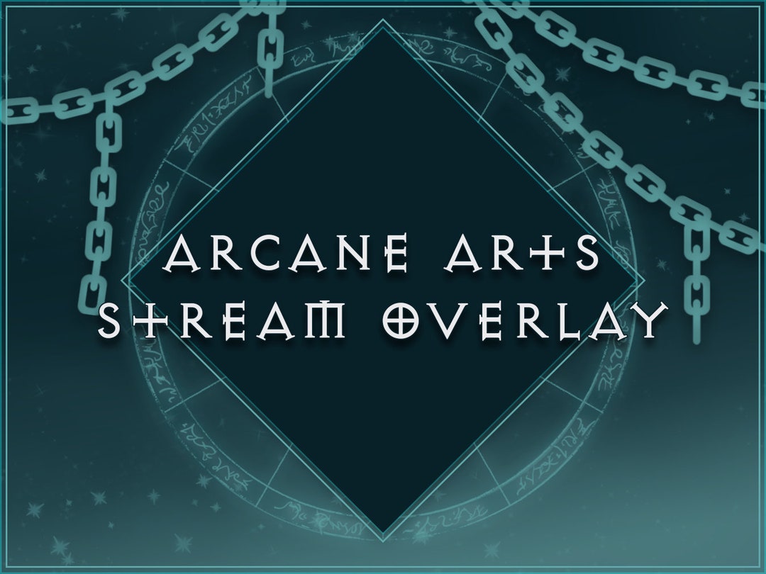 Arcane Arts - Animated - Stream Overlay Package | Diablo 4 Inspired, Necromancer, Sorcerer, Mage ...