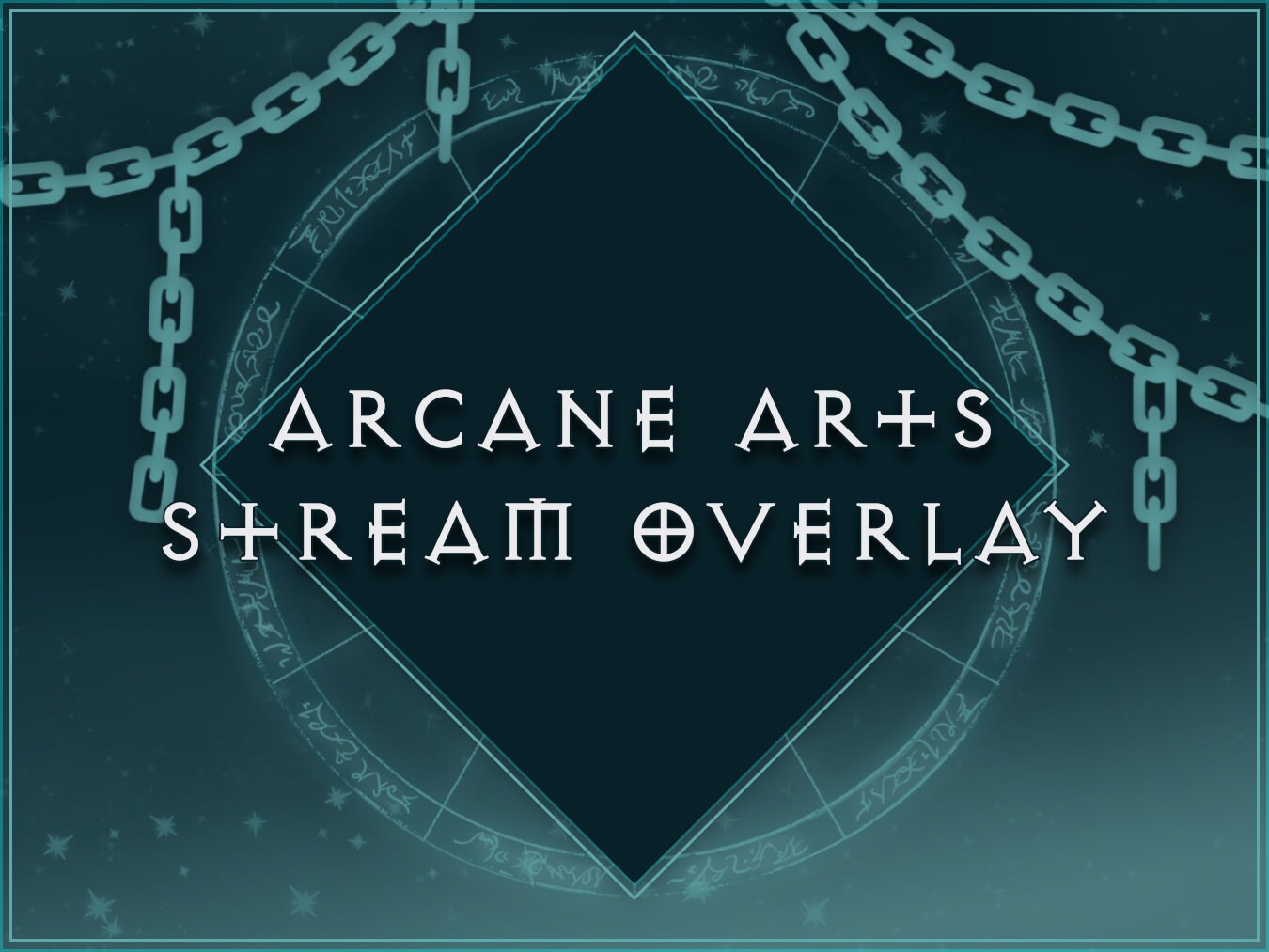 Arcane Arts - Animated - Stream Overlay Package | Diablo 4 Inspired, Necromancer, Sorcerer, Mage ...