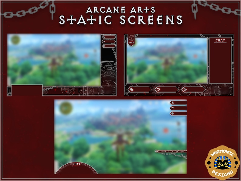 Red Magic - Animated - Stream Overlay Package | Diablo 4 Inspired, Fire ...
