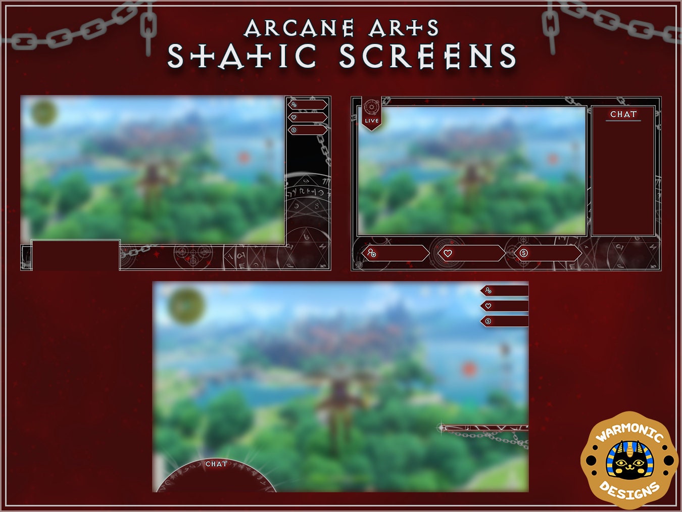 Red Magic - Animated - Stream Overlay Package | Diablo 4 Inspired, Fire ...