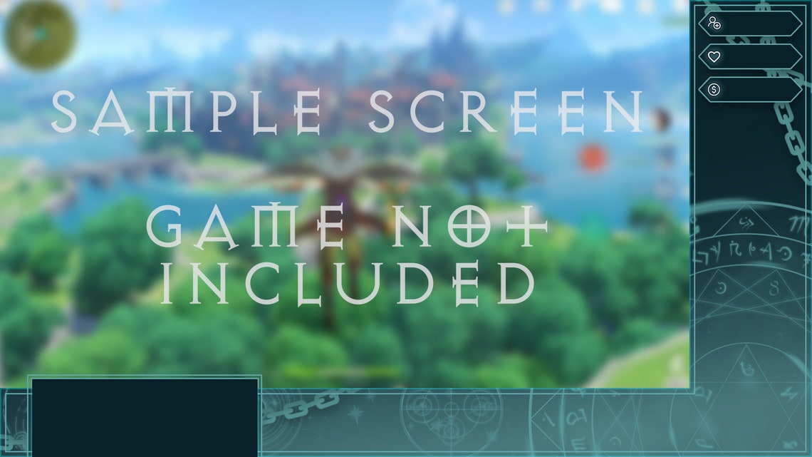 Arcane Arts - Animated - Stream Overlay Package | Diablo 4 Inspired, Necromancer, Sorcerer, Mage ...