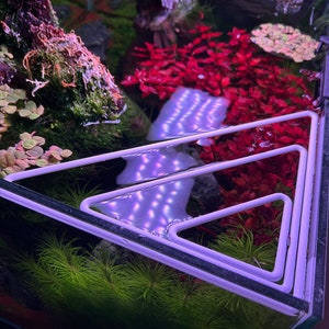 3” - 9” Aquarium Floating Plant Ring Window Triangle Aquascaping ...