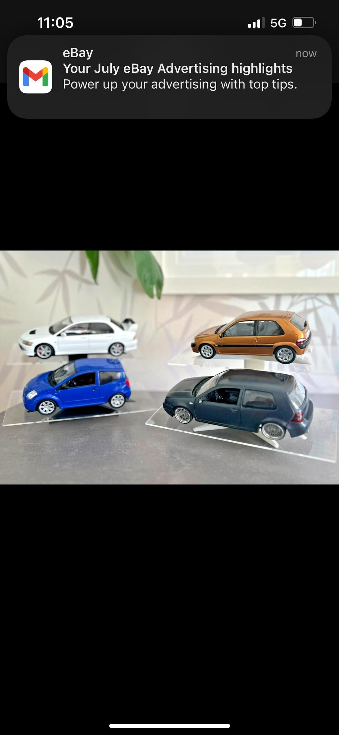 1:18 Diecast Car 2 Tier Angled Stand Acrylic Display Shelf Toy Storage ...