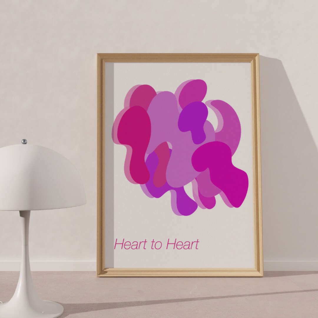 Heart to Heart, Instant Download, Encouraging Message, Affirmation ...