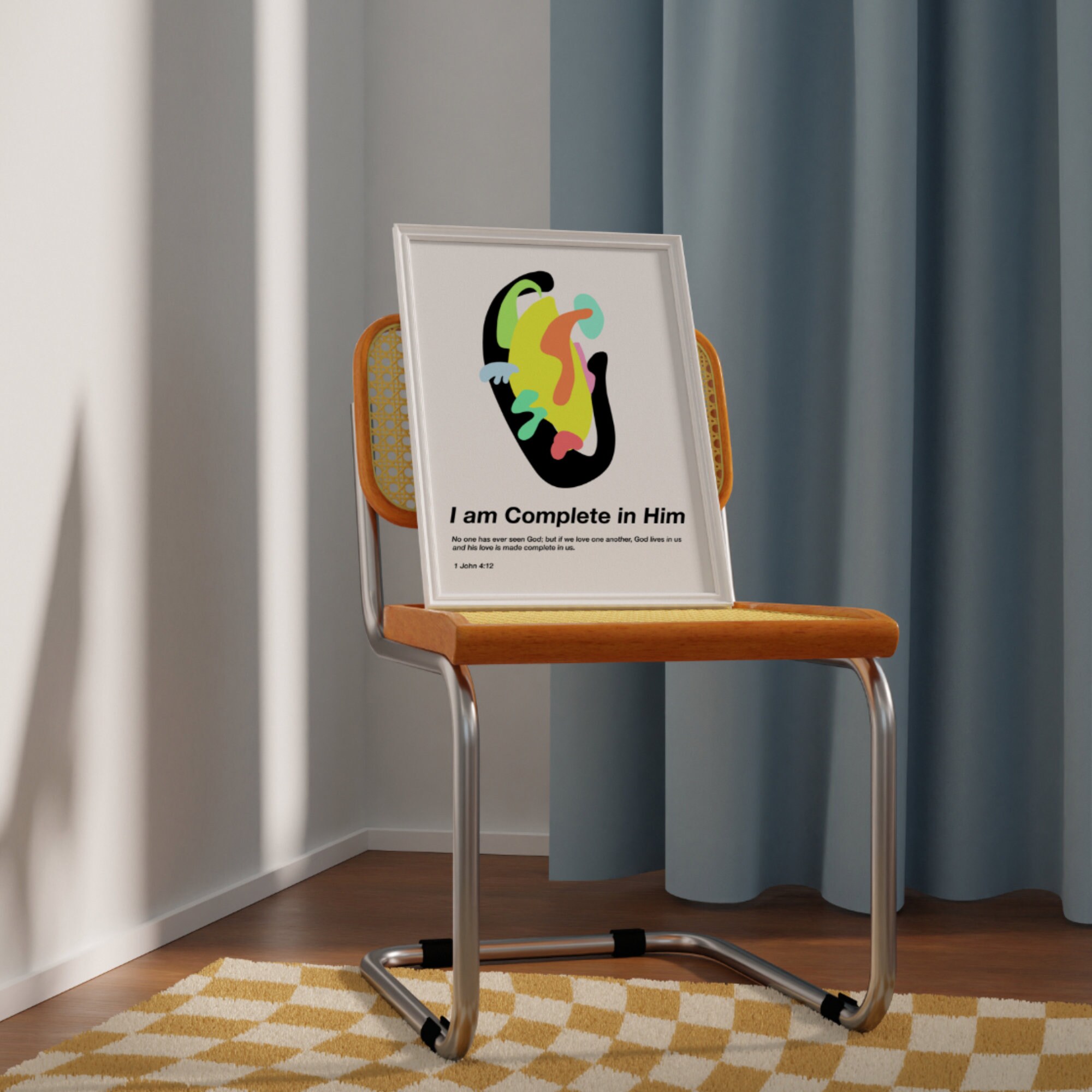 Bible Verse Poster of 1 John DIGITAL Print Minimalist - Etsy