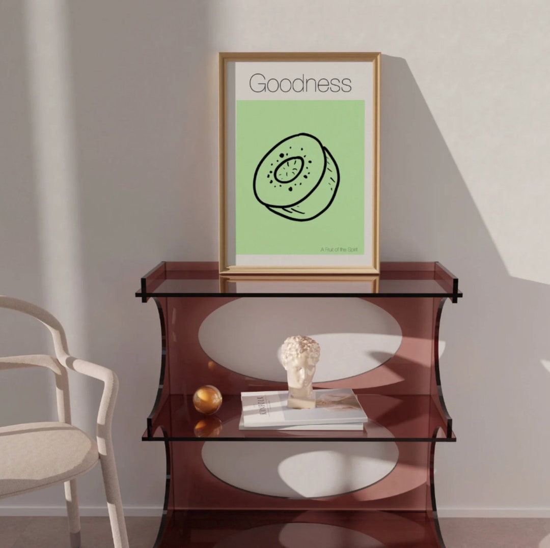 Faith Christian Wall Decor, Fruit of the Spirit, Kindness, Digital Wall ...