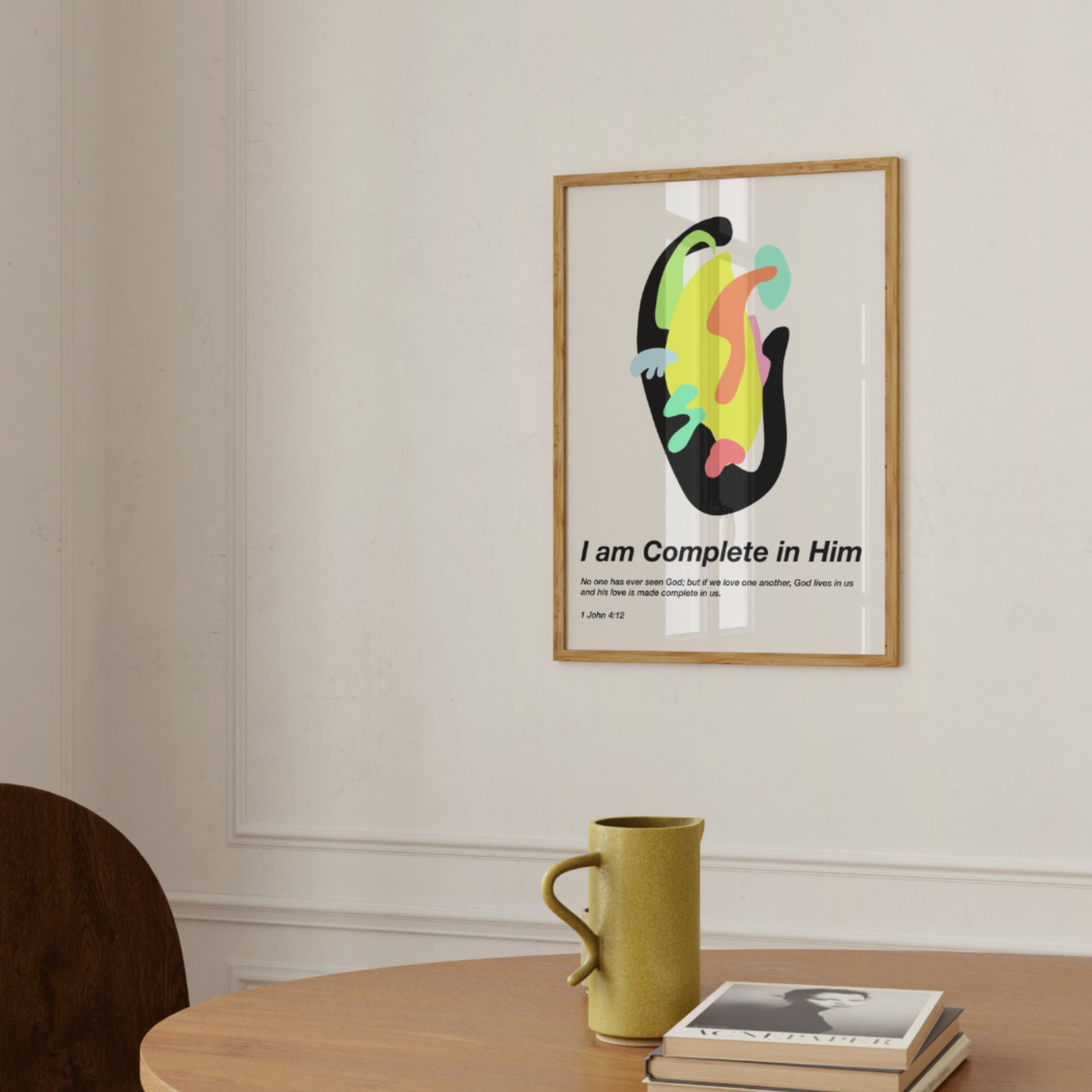 Bible Verse Poster of 1 John DIGITAL Print Minimalist - Etsy