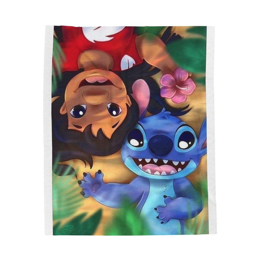 Stitch and Milo Plush Blanketchristmas Disney Blanket Disney - Etsy