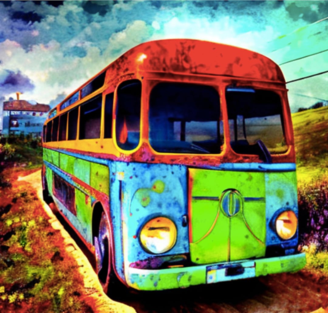 The Bus Art Instant Download SVG PNG EPS Dxf Jpg Digital - Etsy