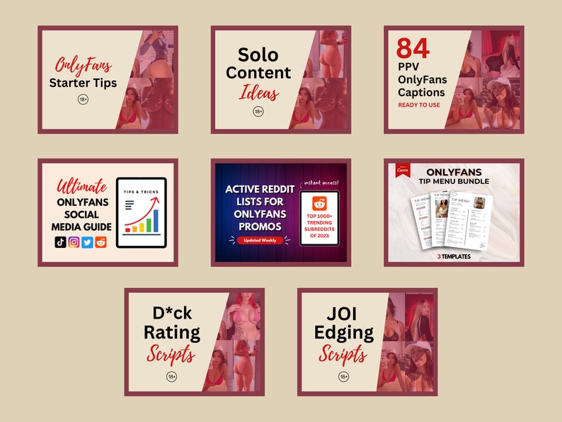 Ultimate Onlyfans Starter Bundle Onlyfans Guide Onlyfans - Etsy