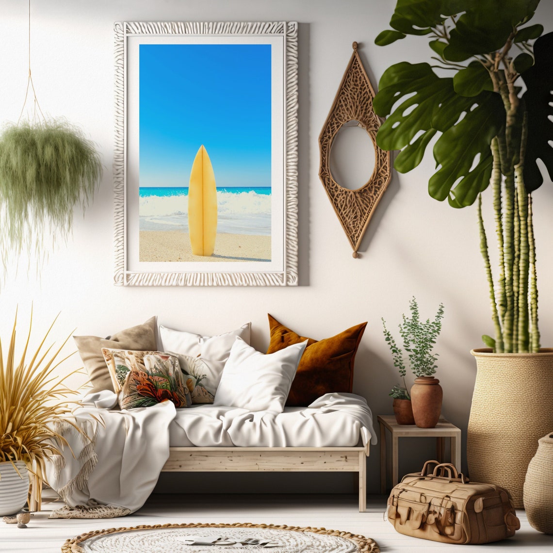 Surfboard Wall Art Surfboard Decor Instant Download Art - Etsy