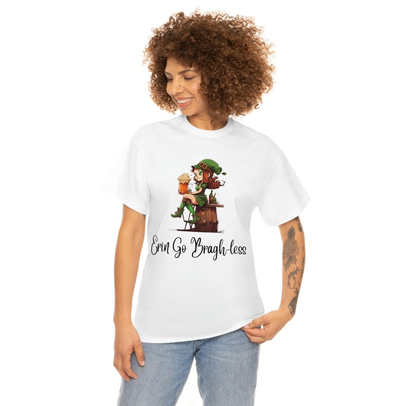 Braless T Shirt Etsy