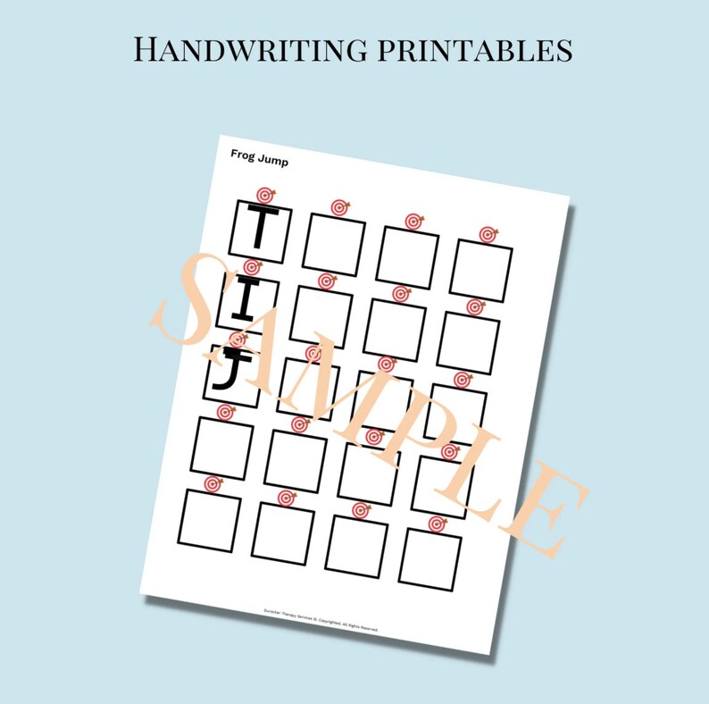 Handwriting Without Tears Inspired Handwriting Curriculum - Etsy