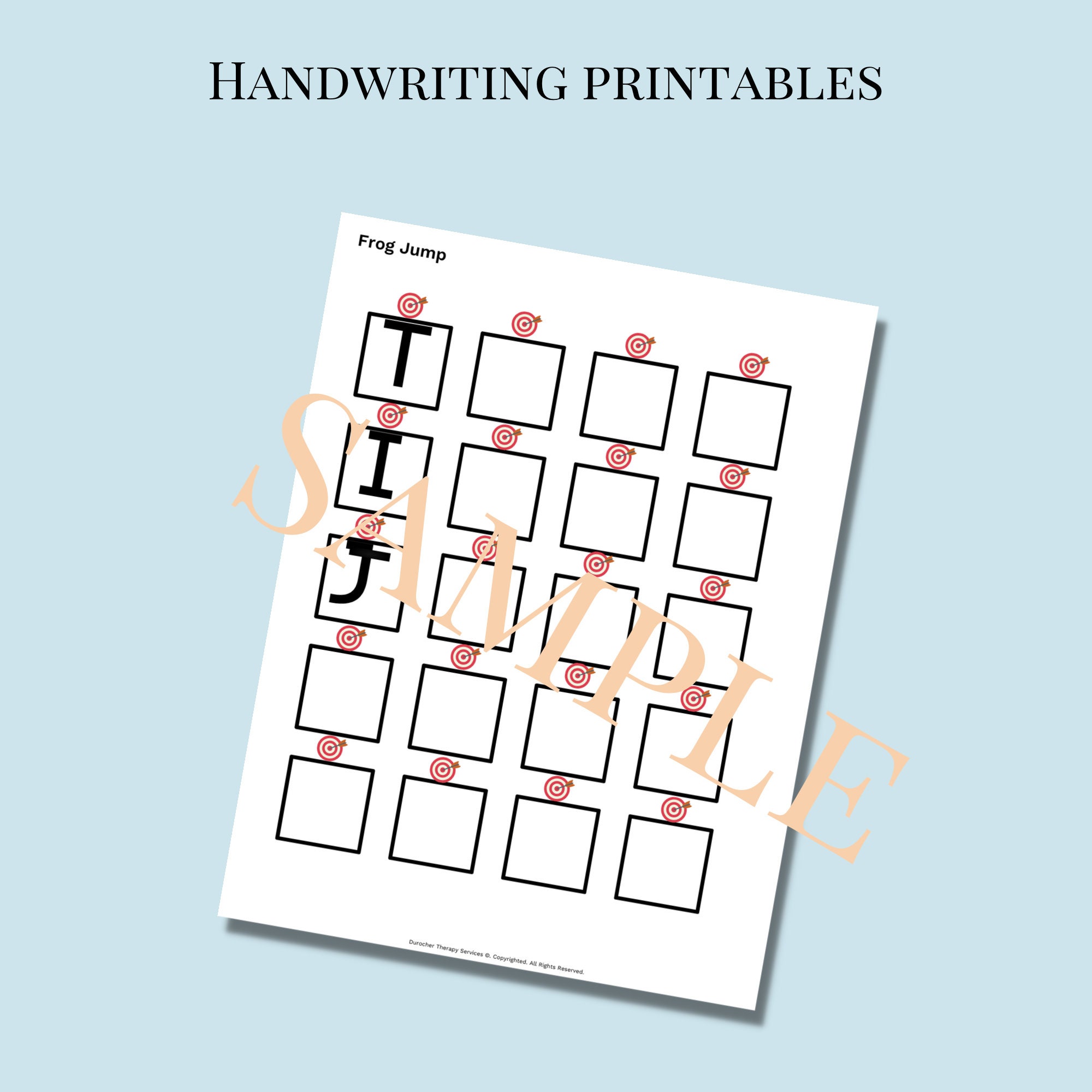 Handwriting Without Tears Inspired Handwriting Curriculum - Etsy