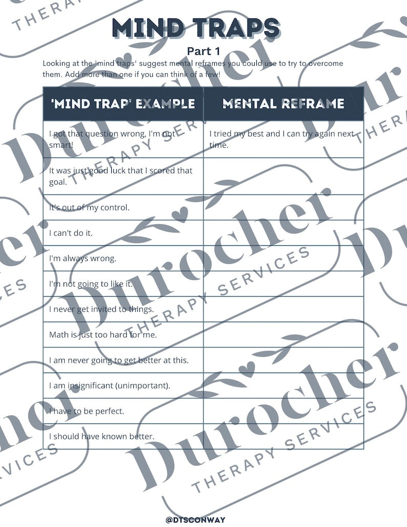 Mind Traps (part 1 and 2) - Etsy