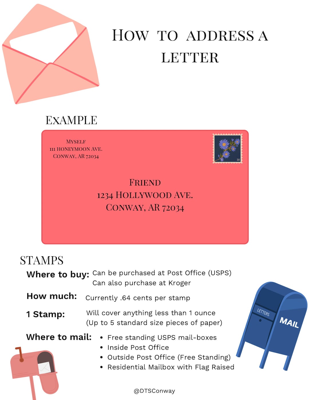 How to Address a Letter? - Etsy