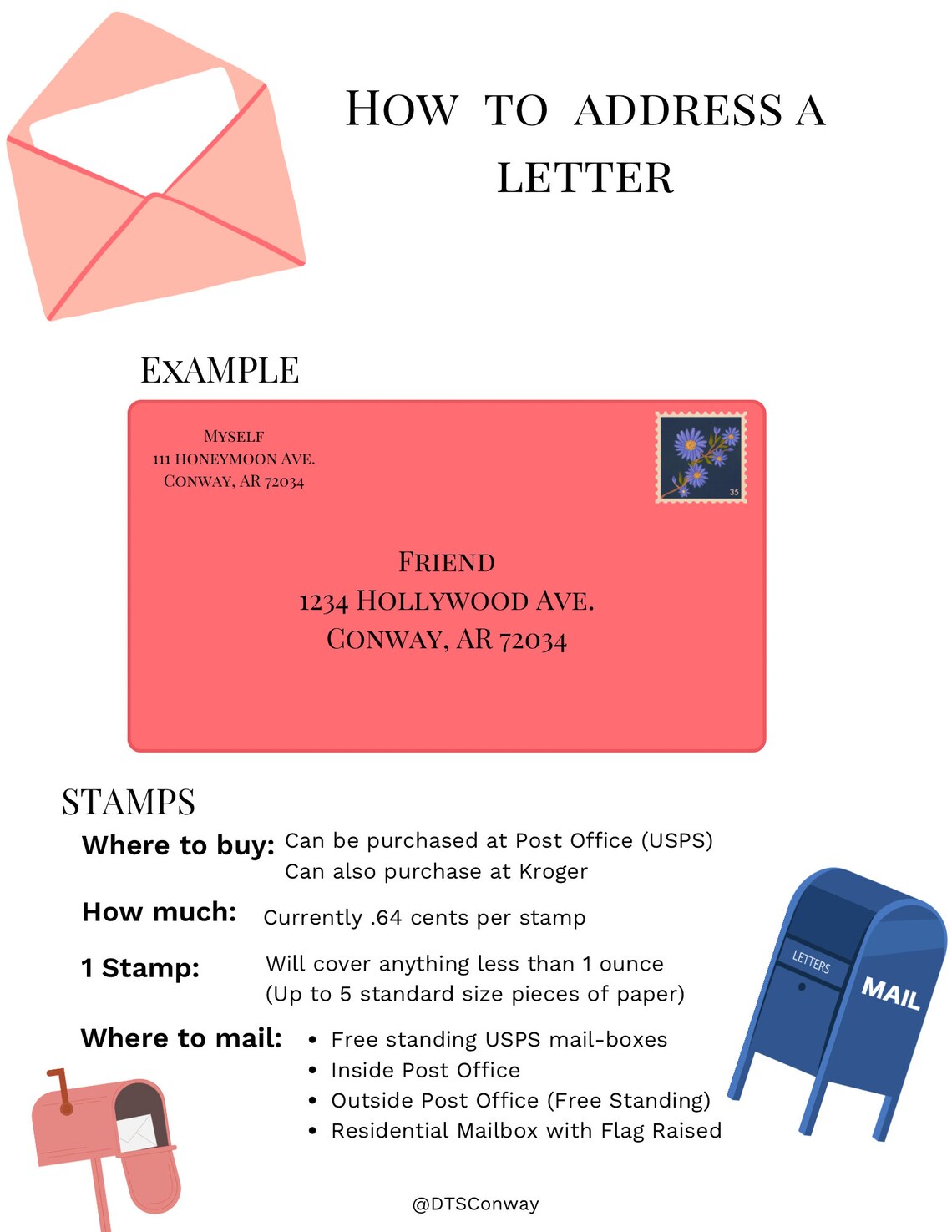 How to Address a Letter? - Etsy