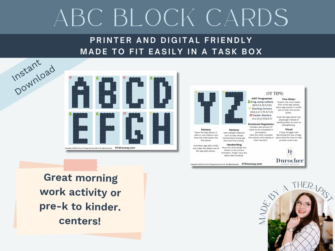 Building Block ABC - Etsy