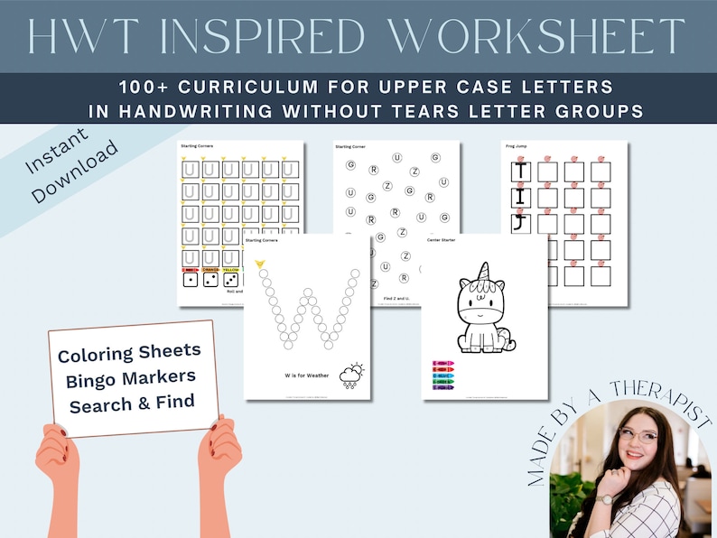 Handwriting Without Tears Inspired Handwriting Curriculum - Etsy