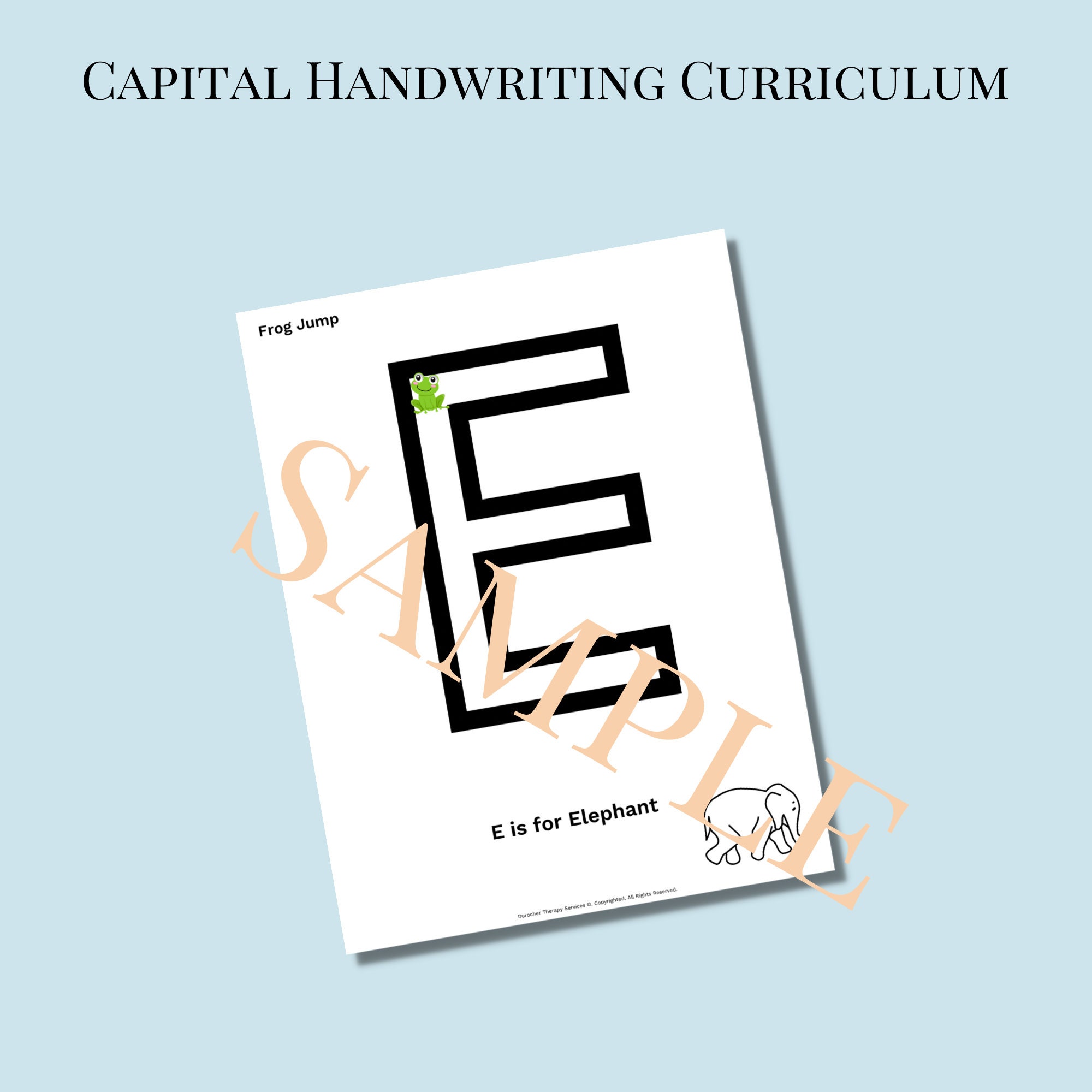 Handwriting Without Tears Inspired Handwriting Curriculum - Etsy