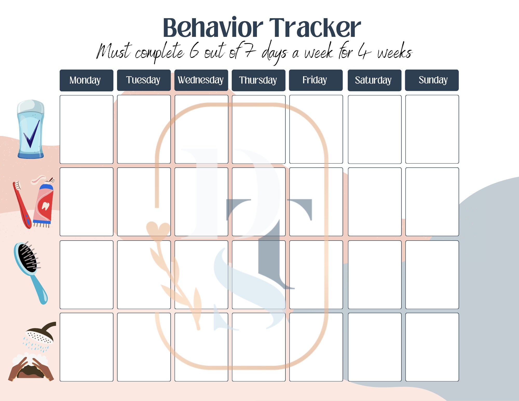 Morning Routine Reward Chart - Etsy