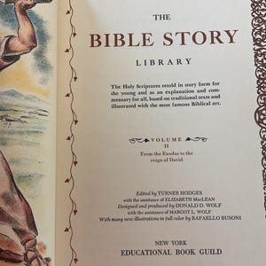 50s the Bible Story Library ,books 2 & 4 / Life of Christ and the ...