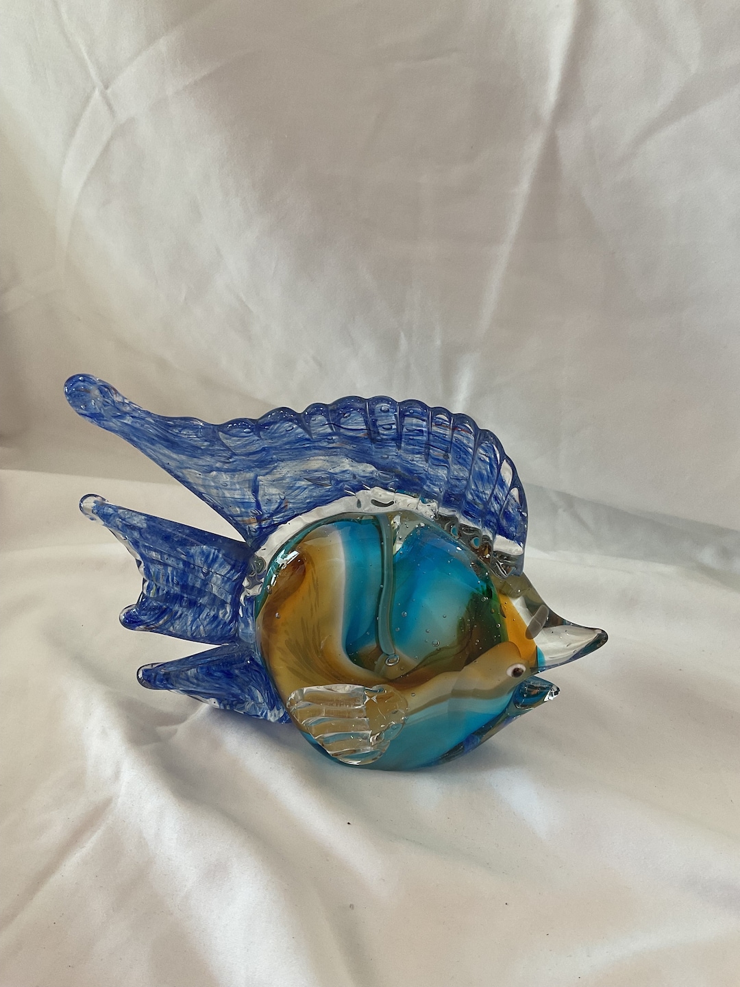 Solid Glass Fish Paperweight or Decor - Etsy