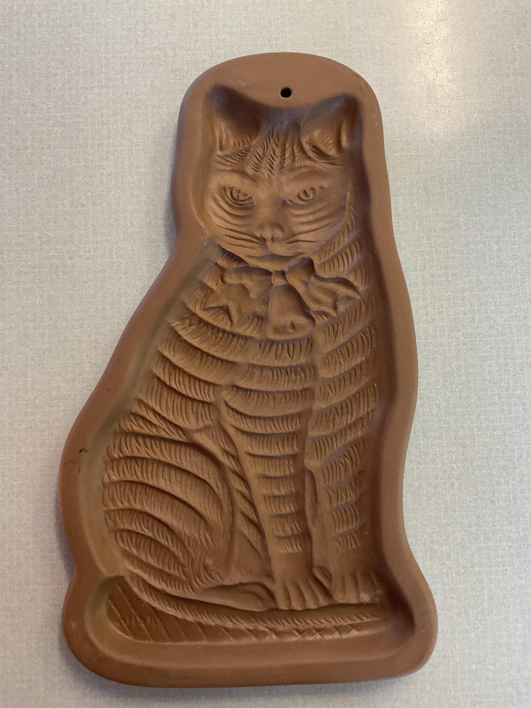 80s Vtg Hartstone Pottery Cat Cookie Mold / Stoneware/ Clay - Etsy