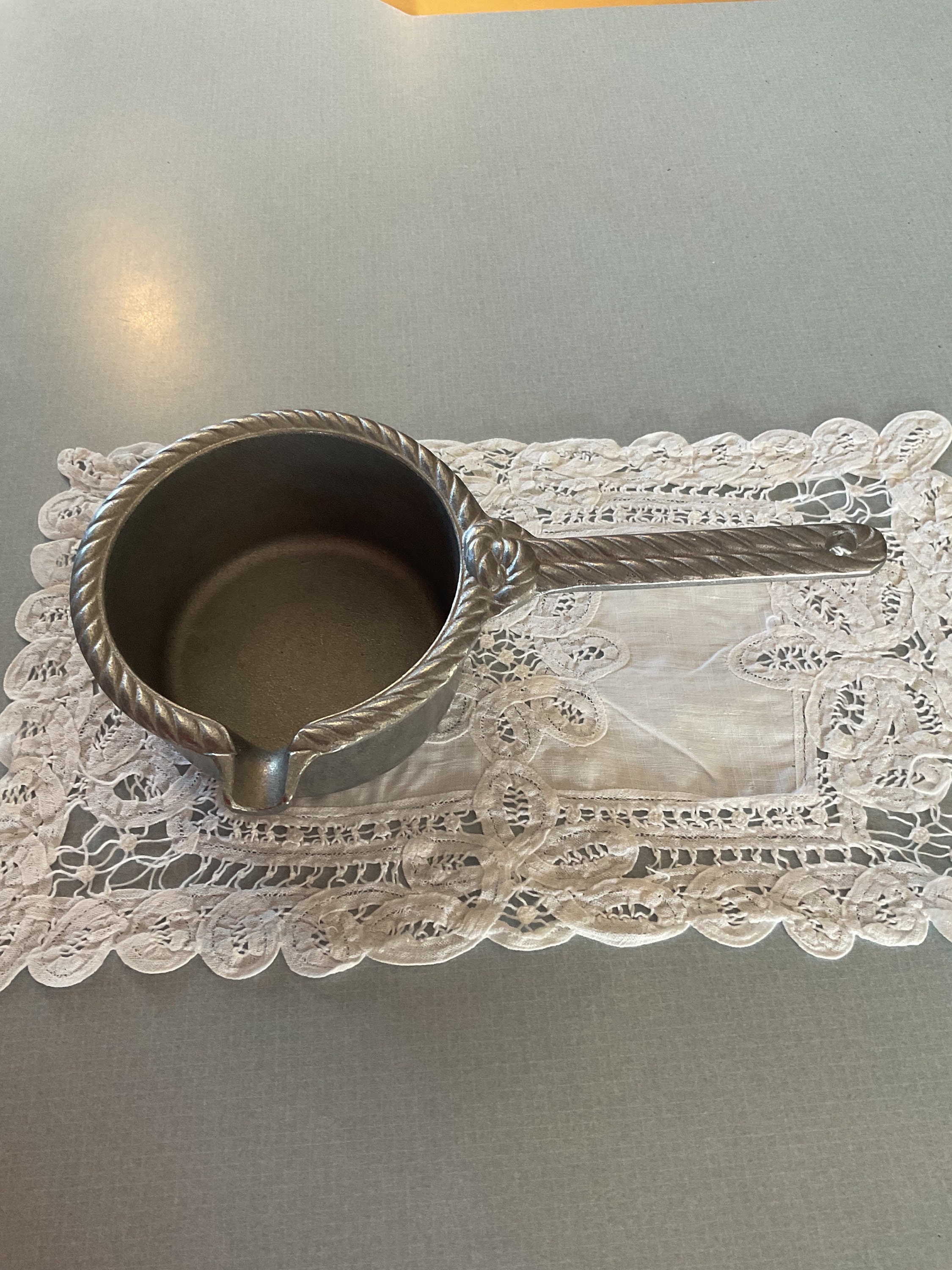 RWP Wilton Armetale Pewter Rope Handle Detail 1qt. Saucepan With Pour ...