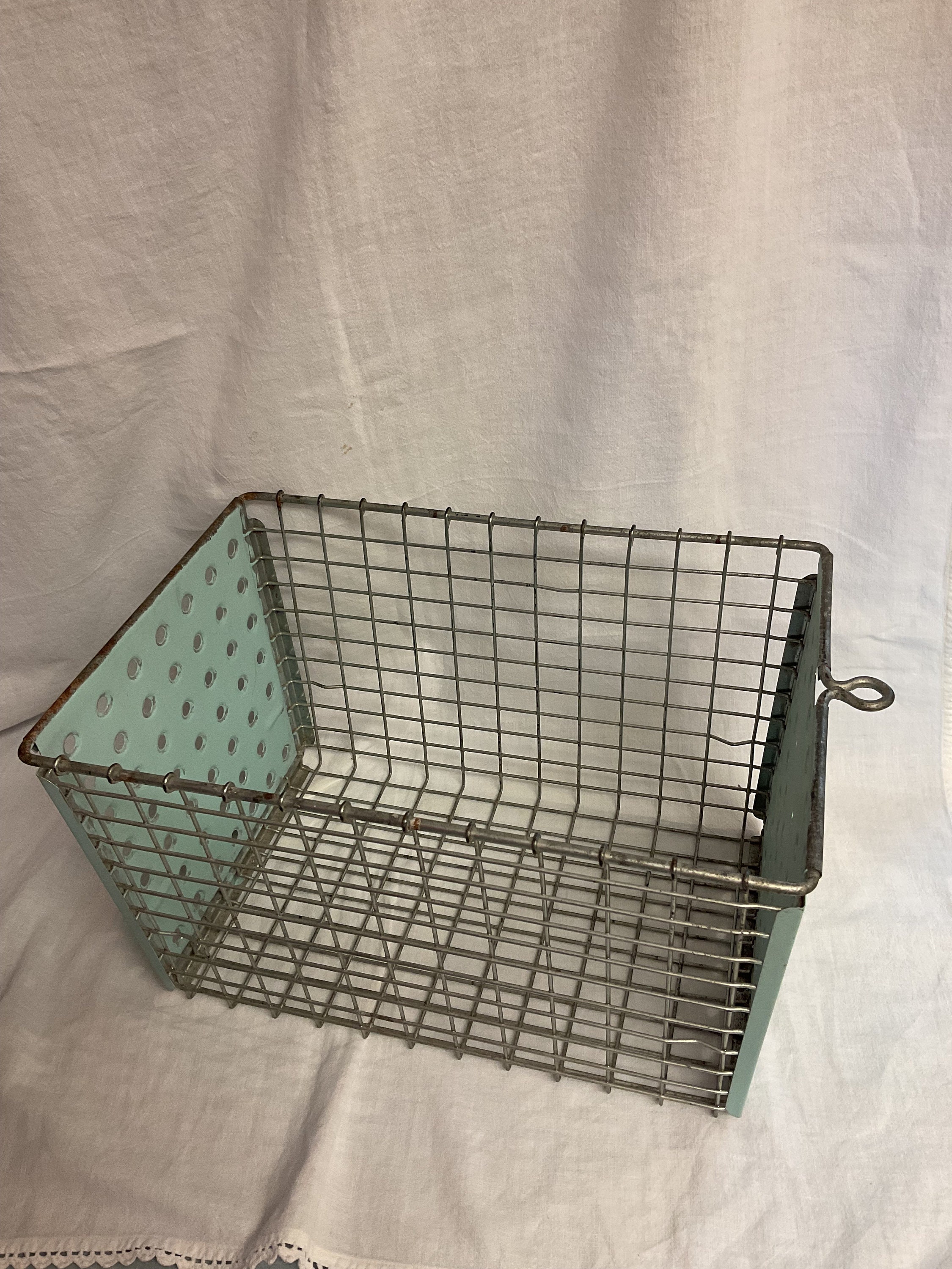 Vintage Locker Basket - Etsy