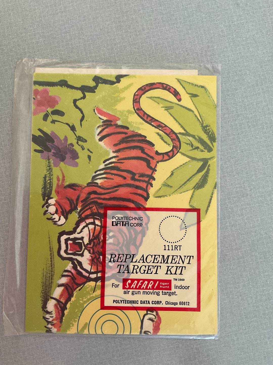 1969 Set of 12 Replacement Target Kit for Safari Target Hunt Indoor Air ...