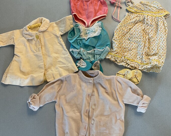 Vtg Doll Clothing, Outfits for Metal Tiny Chatty Baby 1962 - Etsy