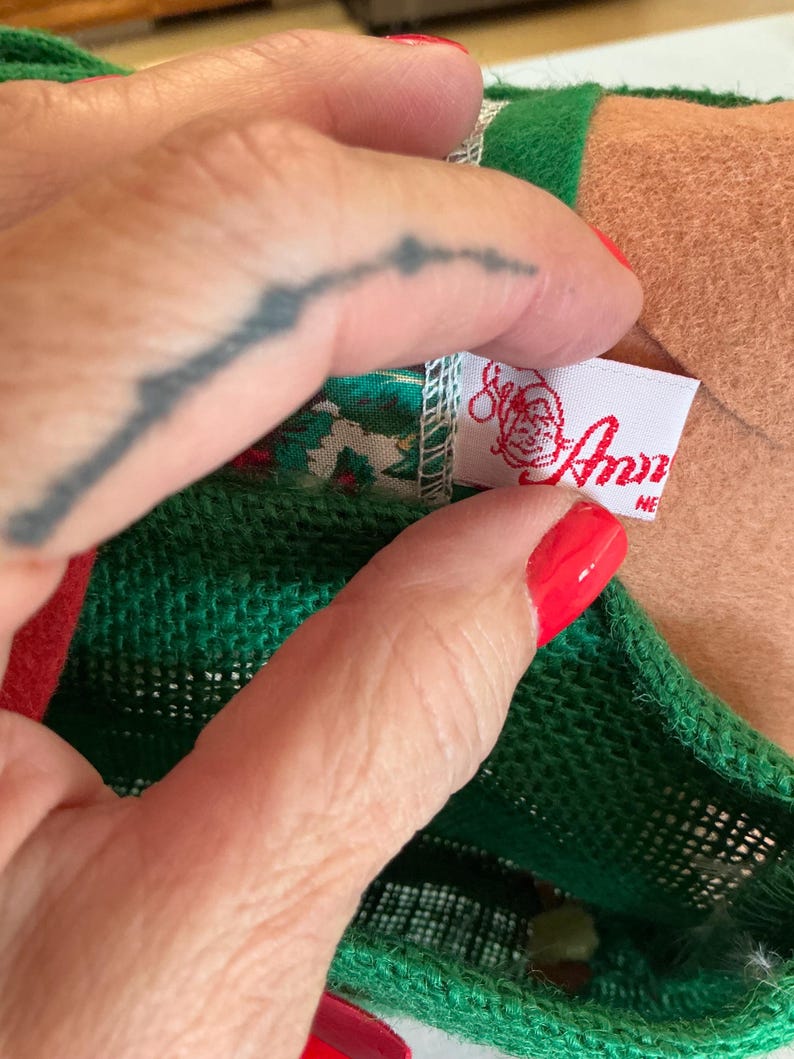 Vtg Annalee Reindeer Doll 1994 / 20” Inch Tall / Felt /christmas Cards ...