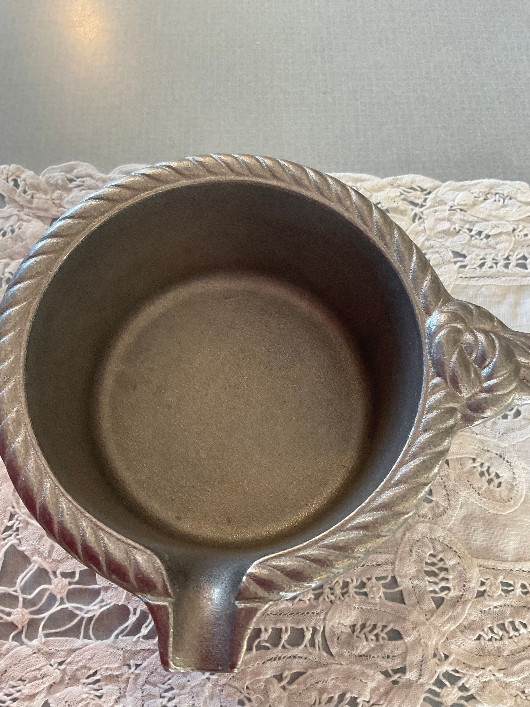 RWP Wilton Armetale Pewter Rope Handle Detail 1qt. Saucepan With Pour ...