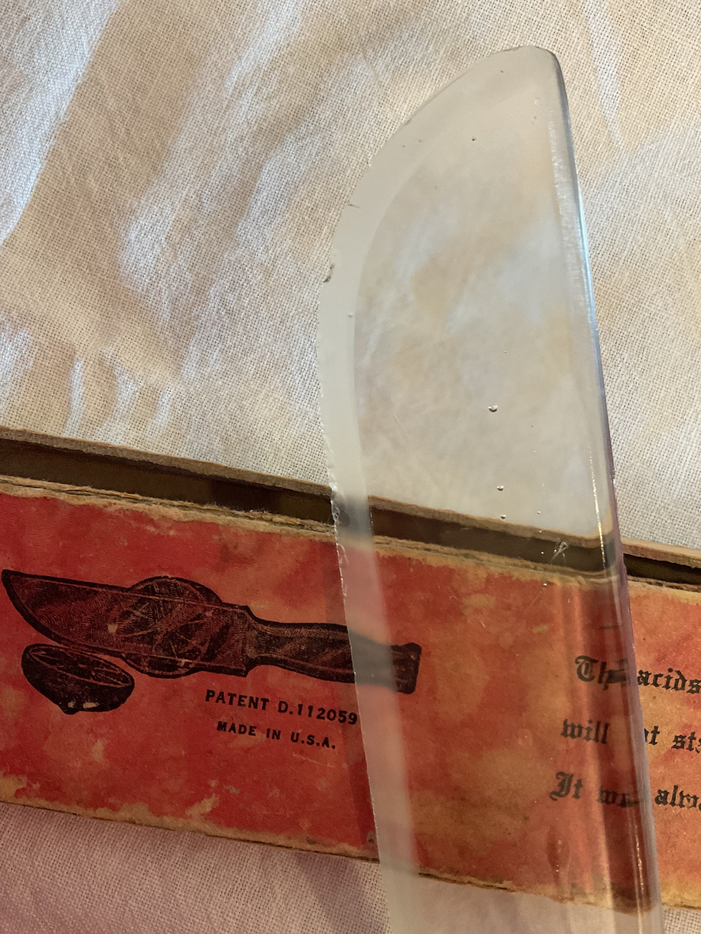 Dur-x Glass Fruit and Cake Knife Vintage Made in USA Glass - Etsy