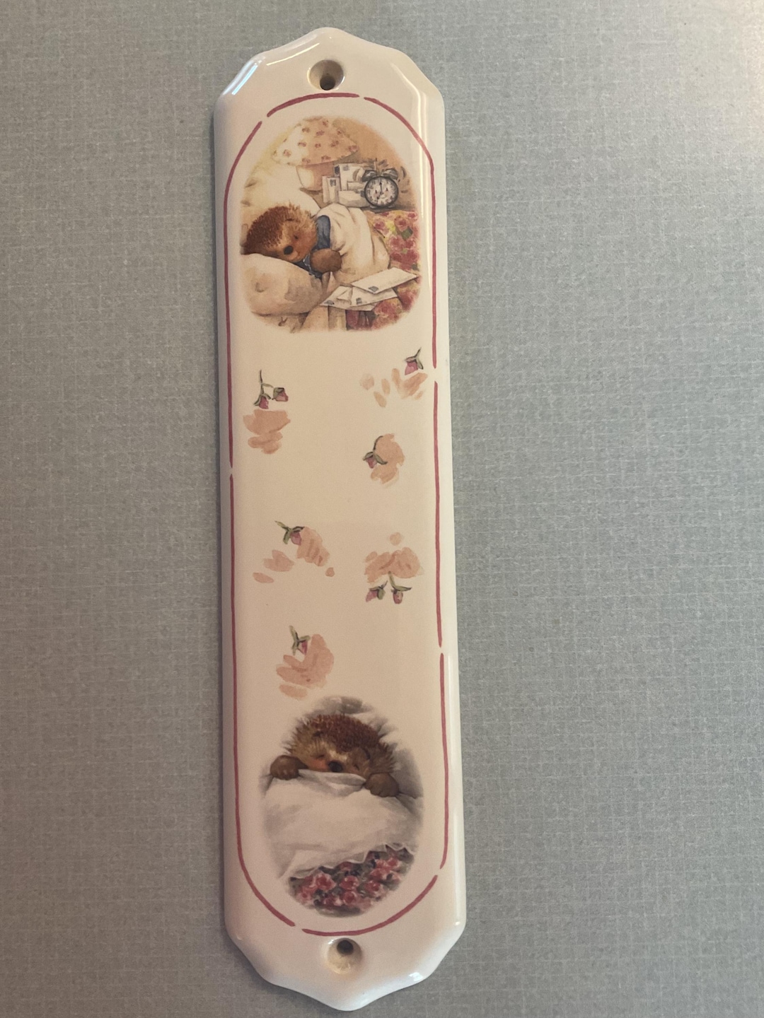 Vtg Ceramic Door Finger Plate/ Push Door Plate/ Door Decor - Etsy