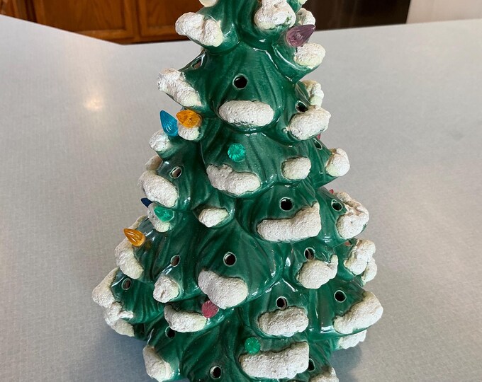 Vtg Ceramic Mold Christmas Tree/ 10” Inch Tall/ - Etsy