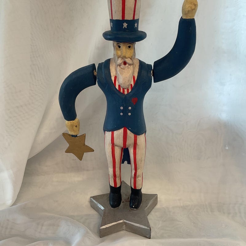 Uncle Sam Figurine - Etsy