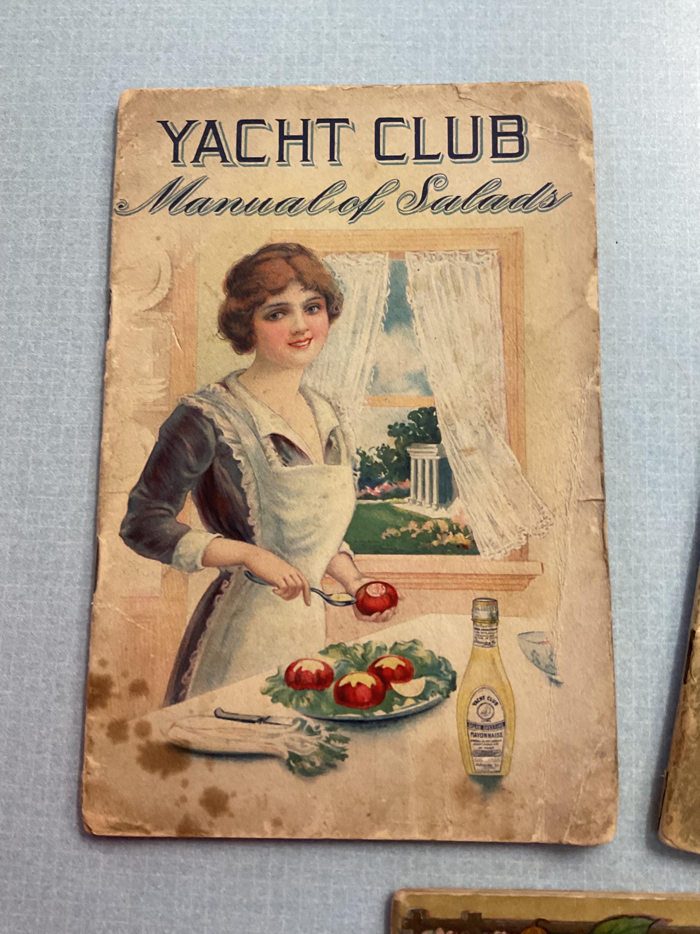 Early 1900s Set of 3 Cookbooks, Yacht Club , Choice Recipes & Rumford ...