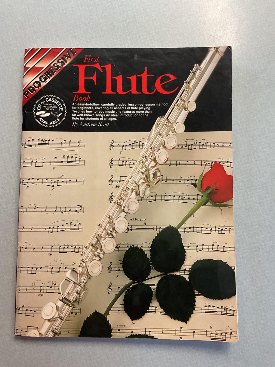 First Flute Book / Learn How to Play With Cd - Etsy