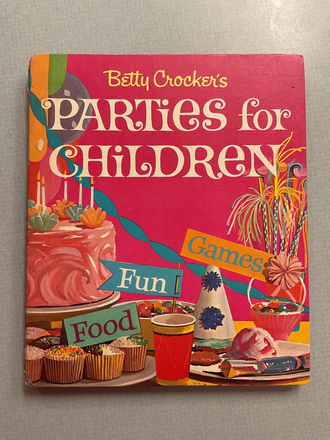 1964 Betty Crockers PARTIES FOR Children/ Games ,fun,food - Etsy