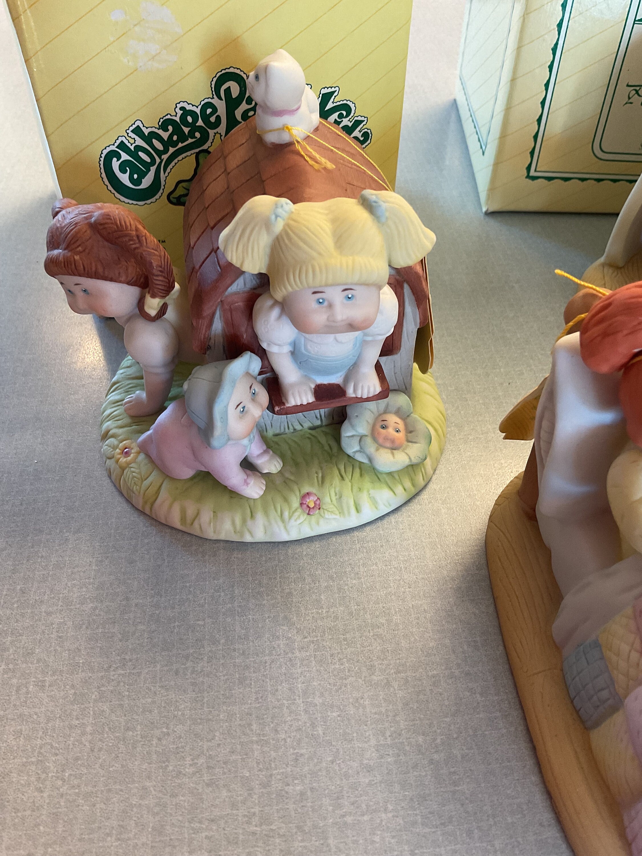 Set of 3 1980s Cabbage Patch Kids Porcelain Figurines ,all With ...