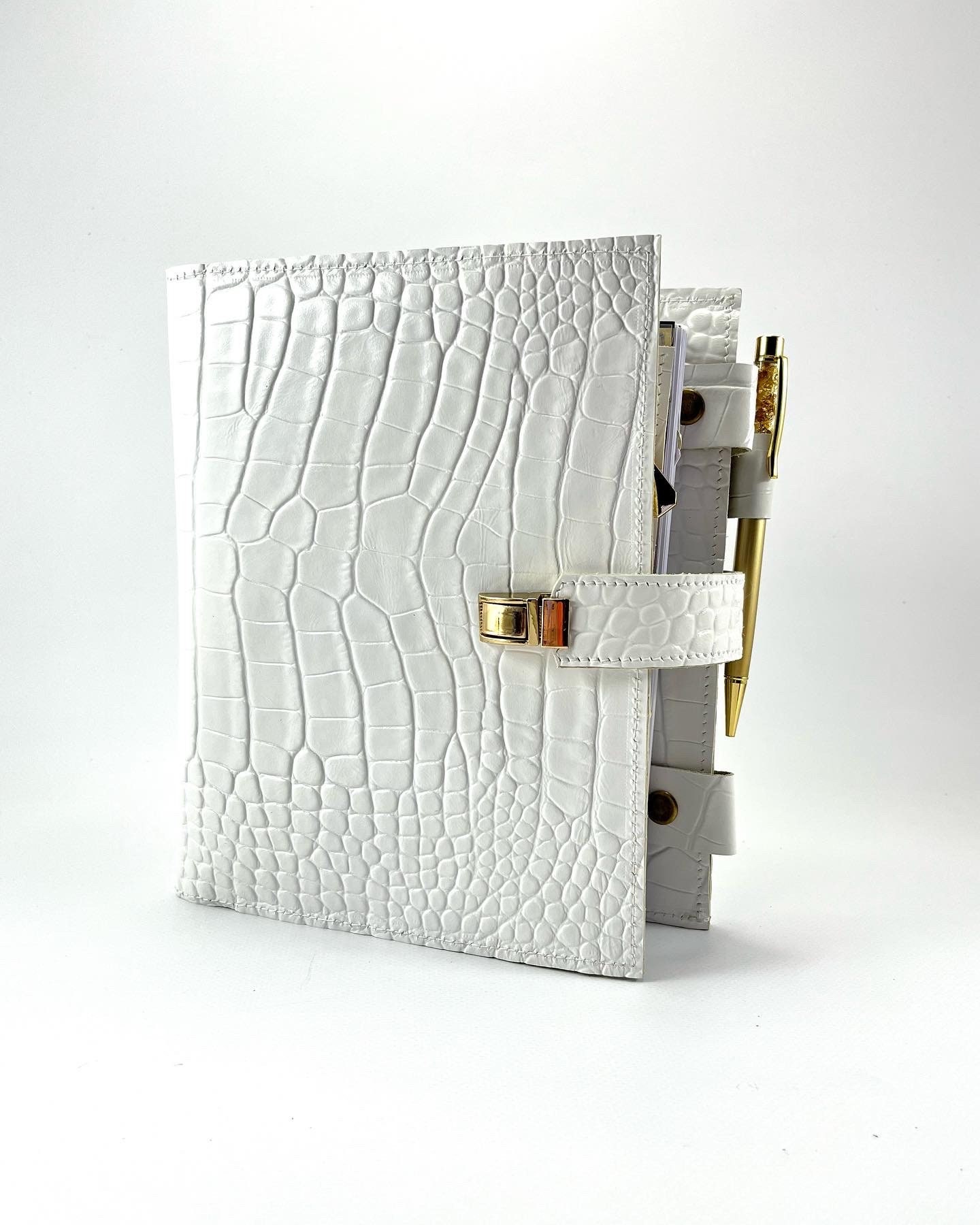Natural Italian Leather Planner A5 - Etsy