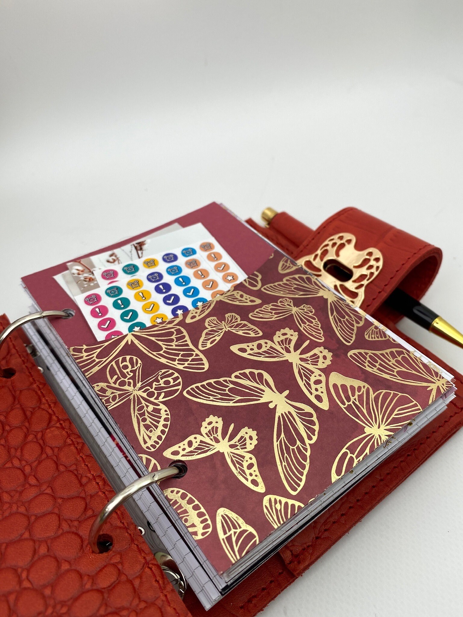 Planner A5 Binder Ringbuch A5 Leather Template A5 Ring Binder Binder A5 ...