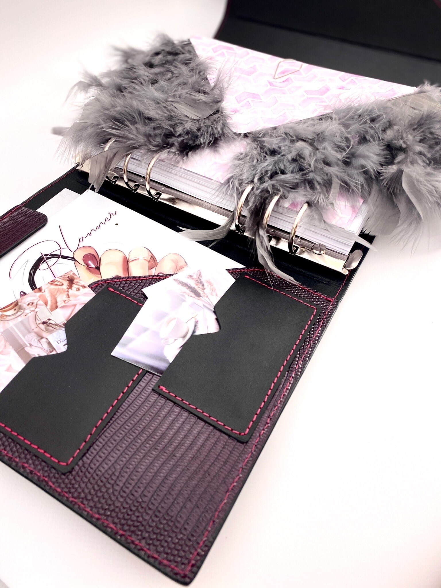 Business Planner, Natural Italian Leather Planner A5, Hard Leather ...